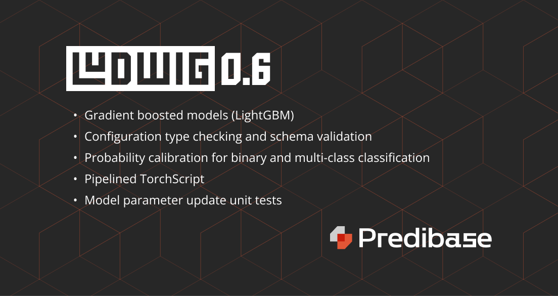 Ludwig 0.6: Gradient Boosted Models, Config Validation, and Pipelined ... Ludwig 0.6: Gradient Boosted Models, Config Validation, and Pipelined ...