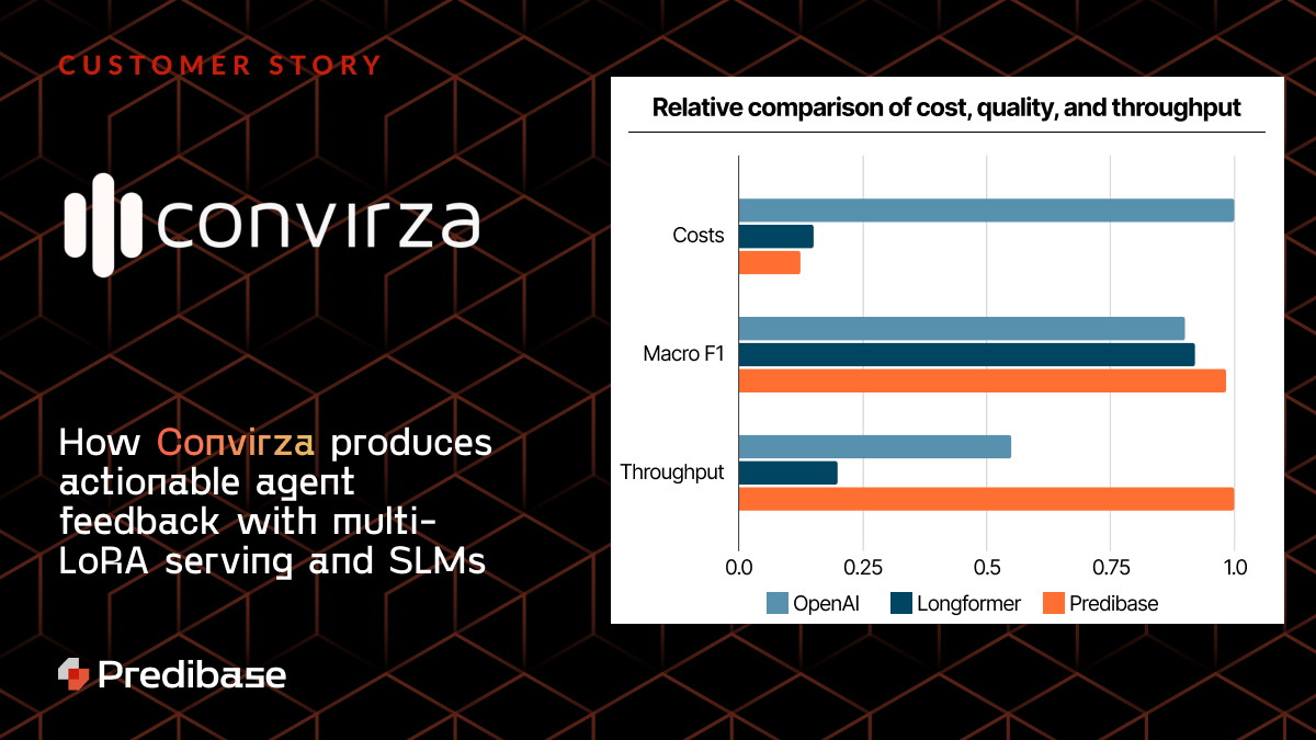 Improving Agent Feedback with Multi-LoRA at Convirza